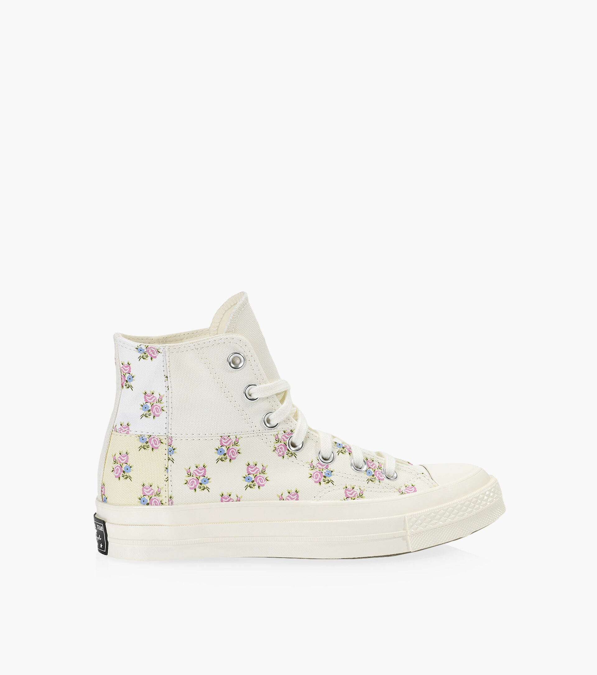 CONVERSE CHUCK 70 PATCHWORK FLORAL HIGH TOP - Tissu Blanc + Couleur ...