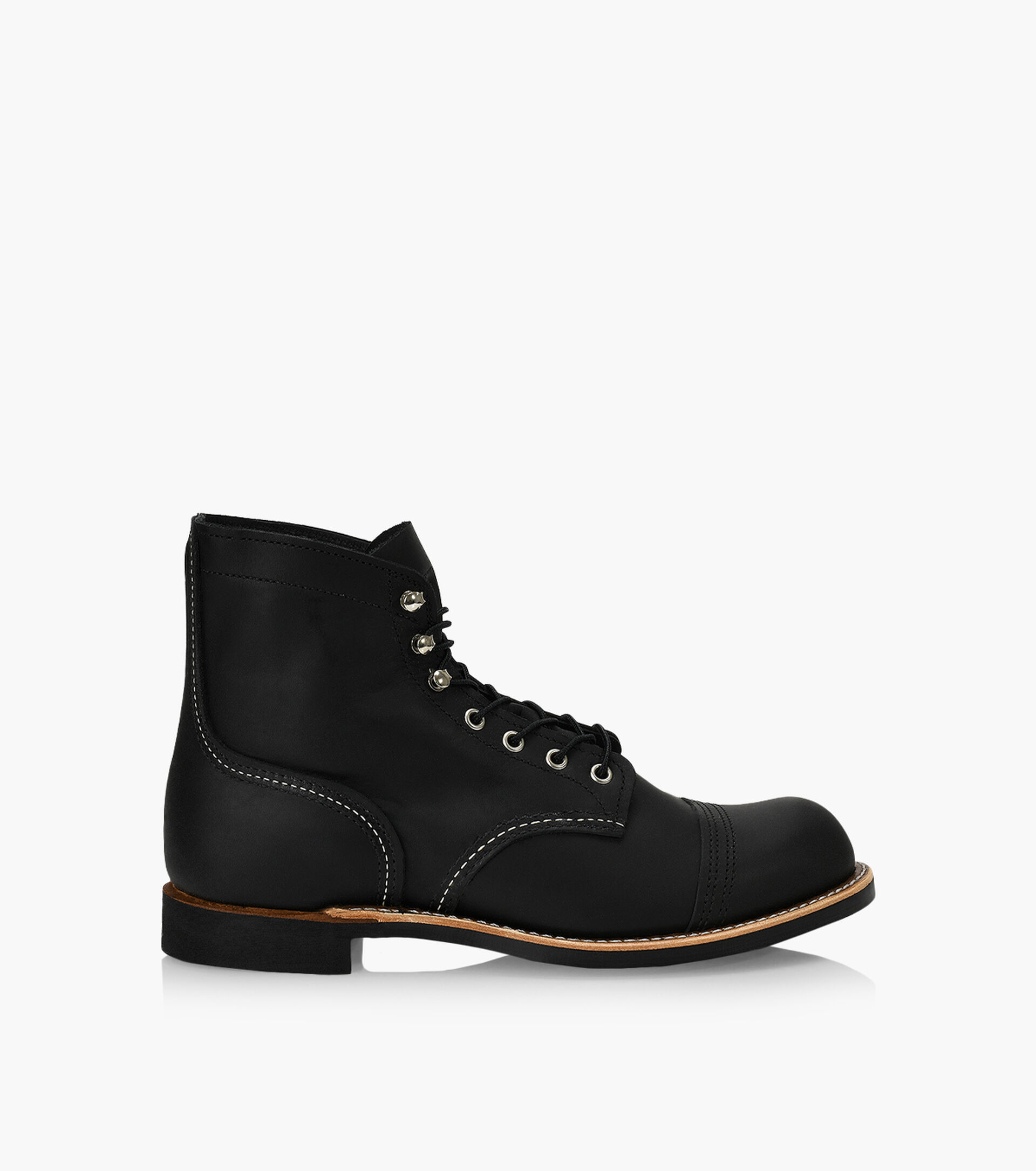 RED WING 6'' IRON RANGER 8084 - Black Leather | Browns Shoes