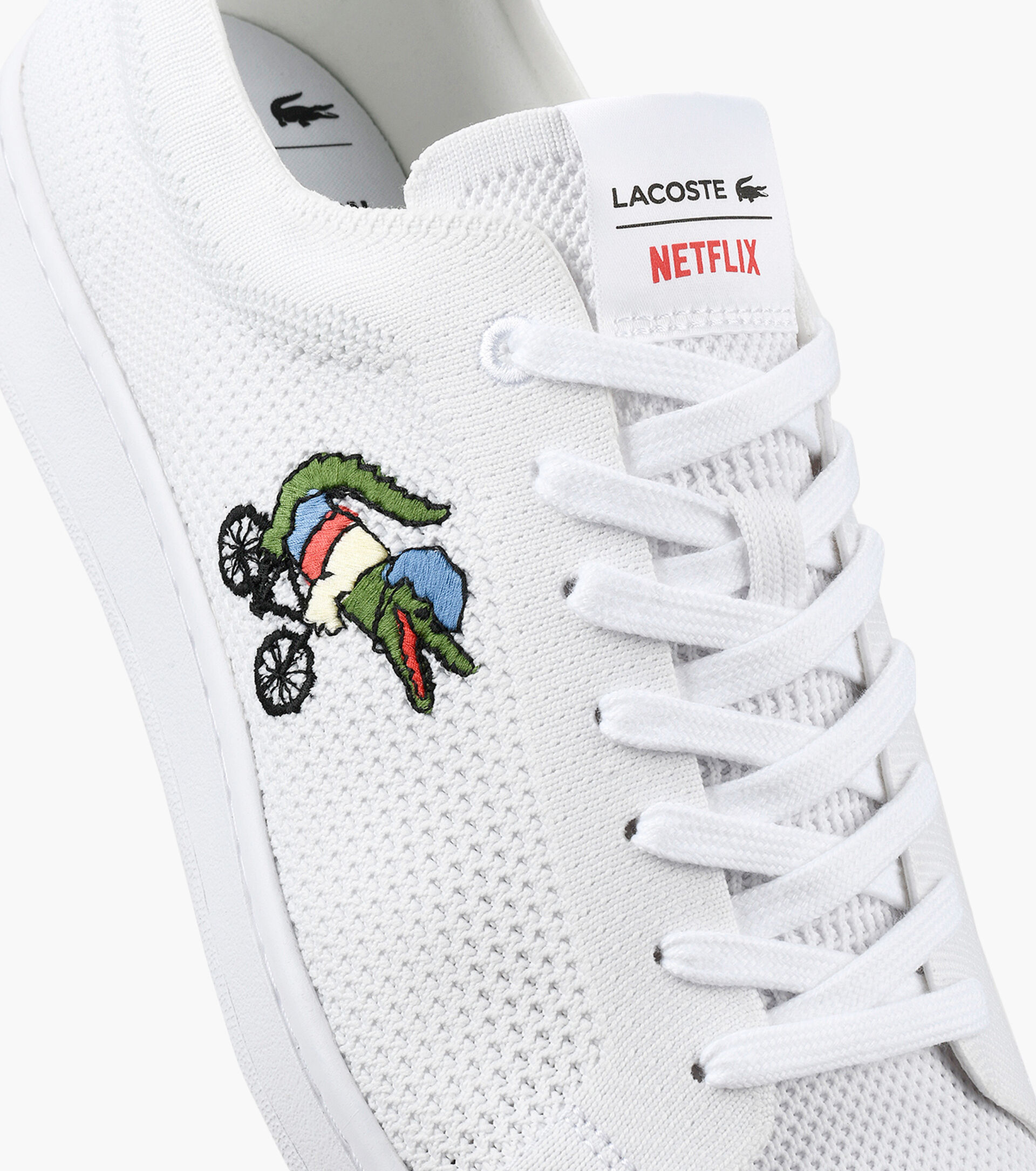 Lacoste Carnaby PiquÉe Lacoste X Netflix Sex Education White Fabric