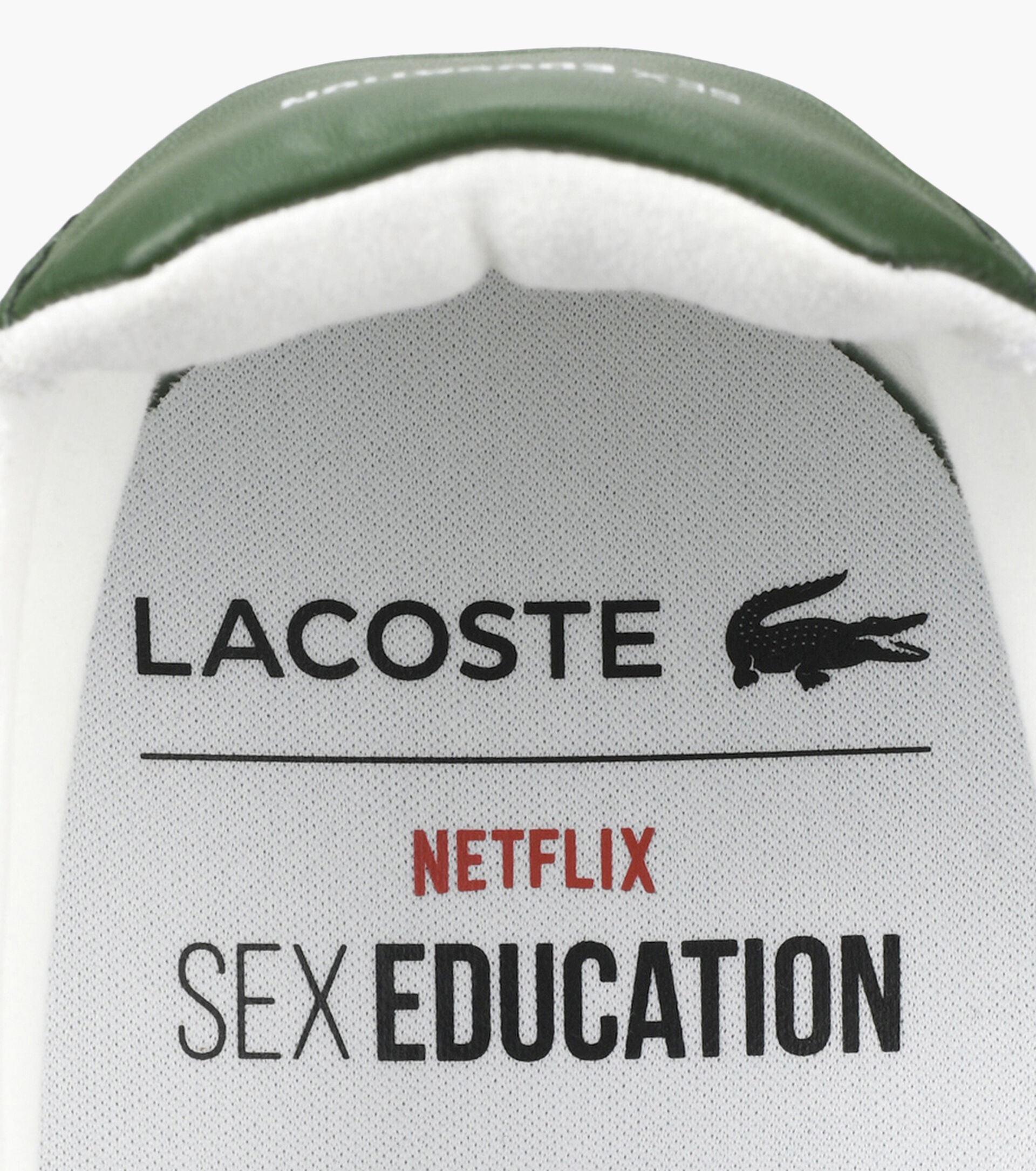 Lacoste Carnaby Piquee X Netflix Sex Education White Browns Shoes
