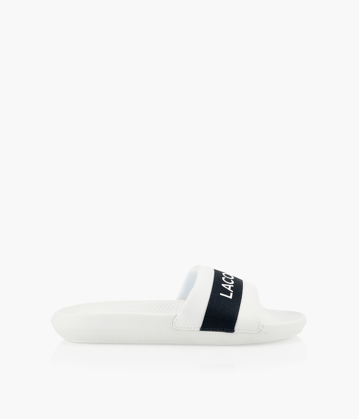 LACOSTE CROCO SLIDE - Fabric | Browns Shoes