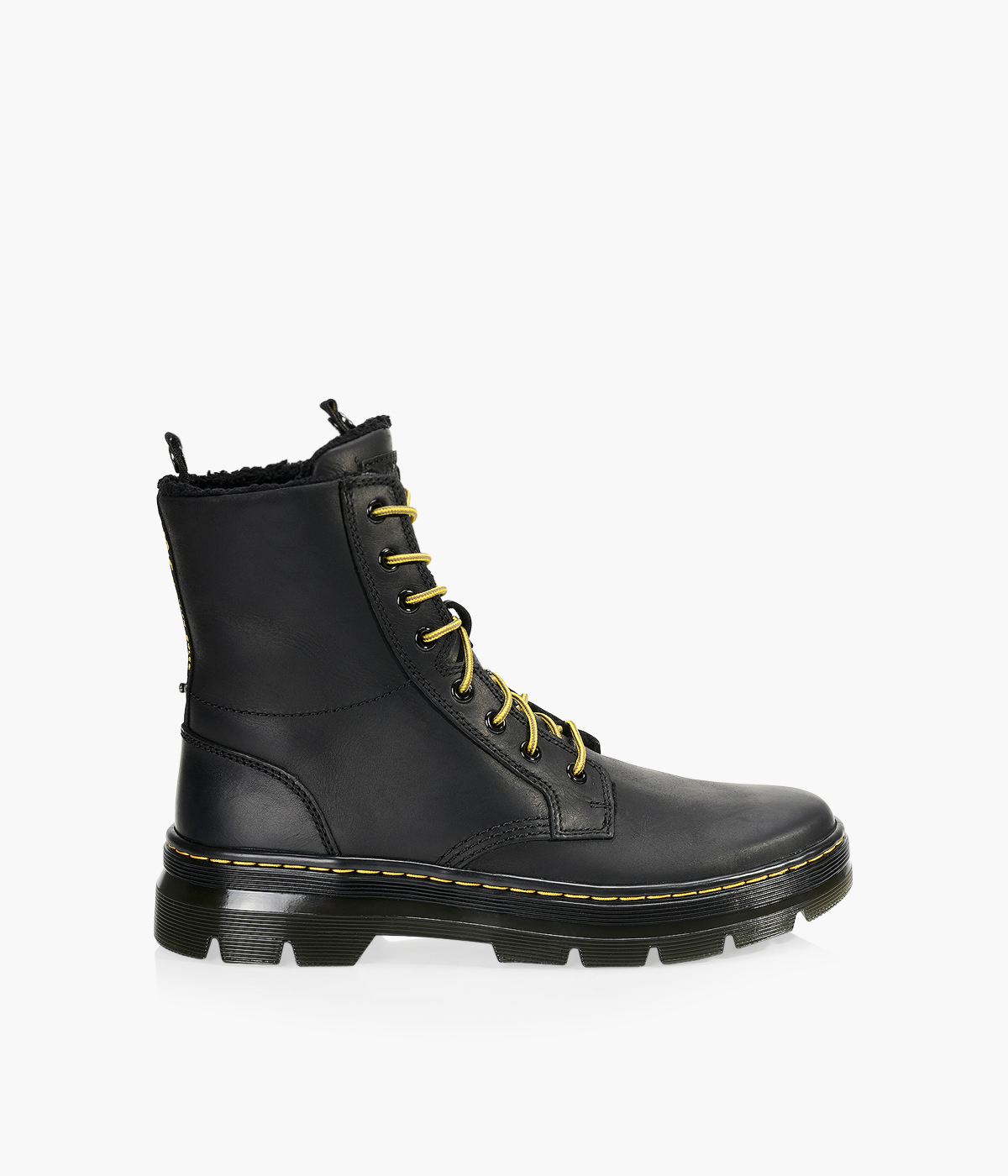DR. MARTENS COMBS FOLD DOWN WINTER - Black Leather | Browns Shoes