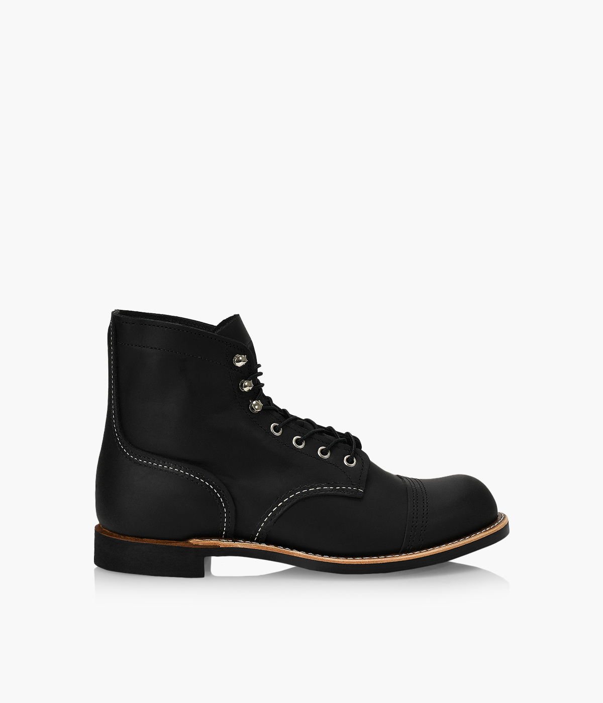 RED WING 6'' IRON RANGER 8084 - Black Leather | Browns Shoes